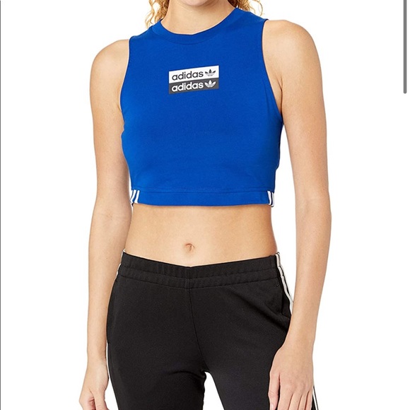 adidas | Tops | Adidas Cropped Muscle Tank | Poshmark